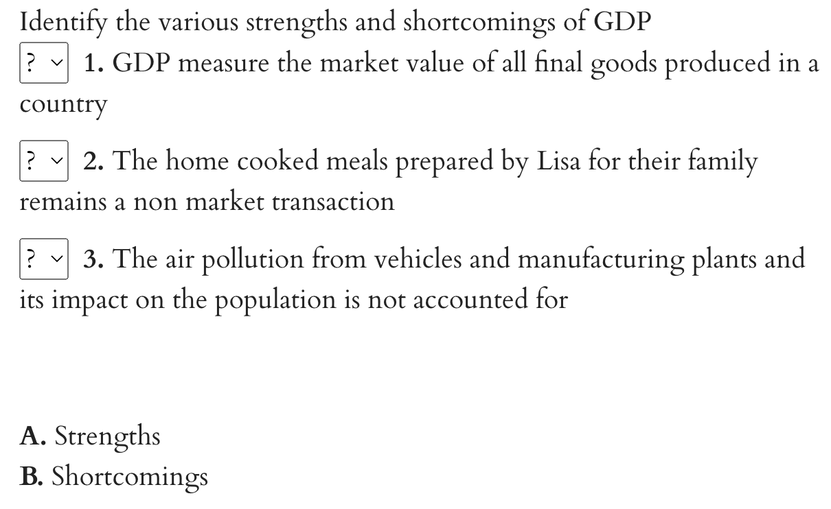 Solved Identify the various strengths and shortcomings of | Chegg.com