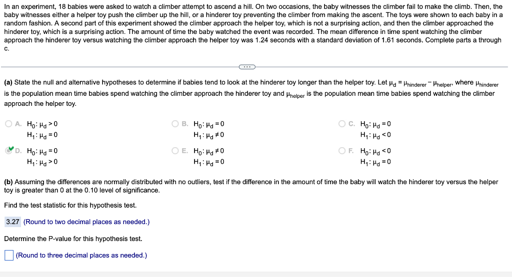 Solved Assume that the differences are normally distributed. | Chegg.com