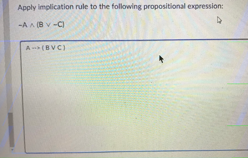 Solved Apply implication rule to the following propositional | Chegg.com