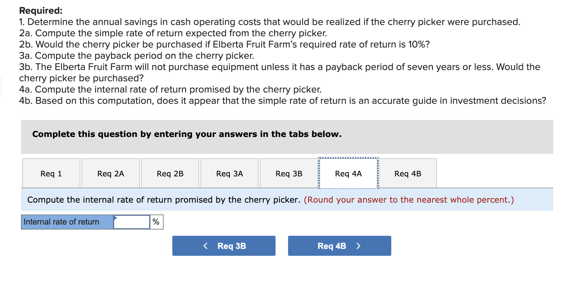 Solved Problem 14-24 (Algo) Simple Rate of Return; Payback | Chegg.com