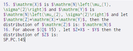 Solved 15. $\mathrm{X}$ is $\mathrm{N}\left(\mu_{1}, | Chegg.com