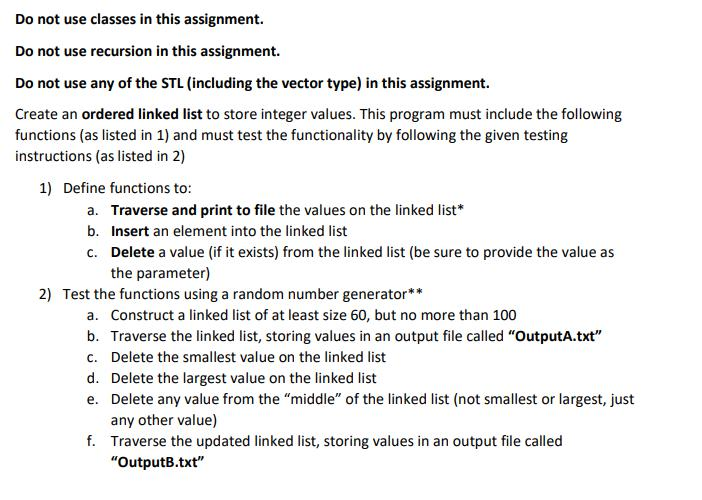 Solved Do Not Use Classes In This Assignment Do Not Use 9116
