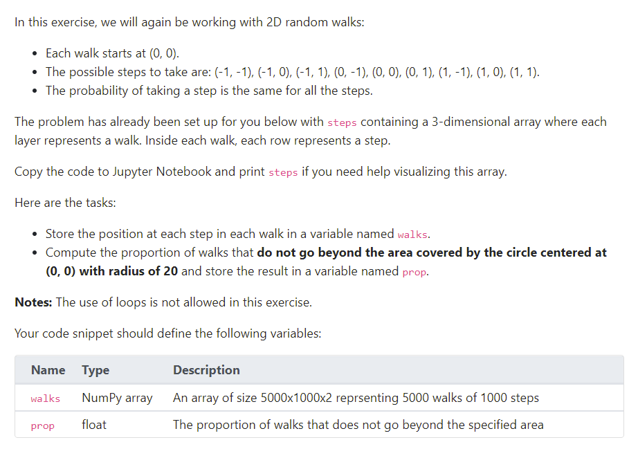 In this exercise, we will again be working with 2D | Chegg.com