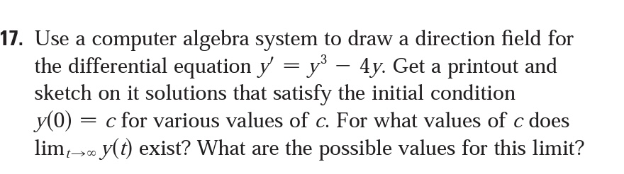 Solved Use a computer algebra system to draw a direction | Chegg.com