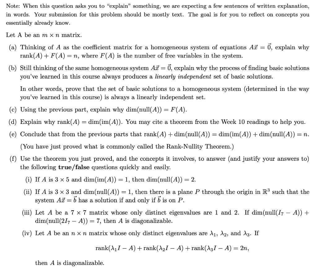 Solved Note: When this question asks you to "explain" | Chegg.com