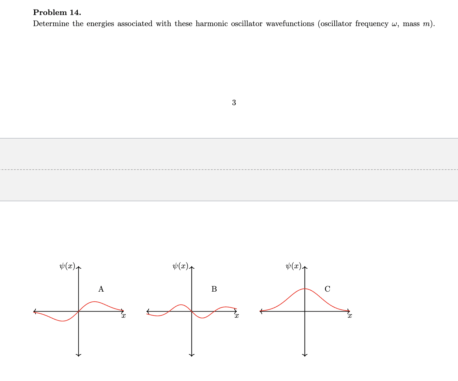 Solved Problem 14. Determine the energies associated with | Chegg.com