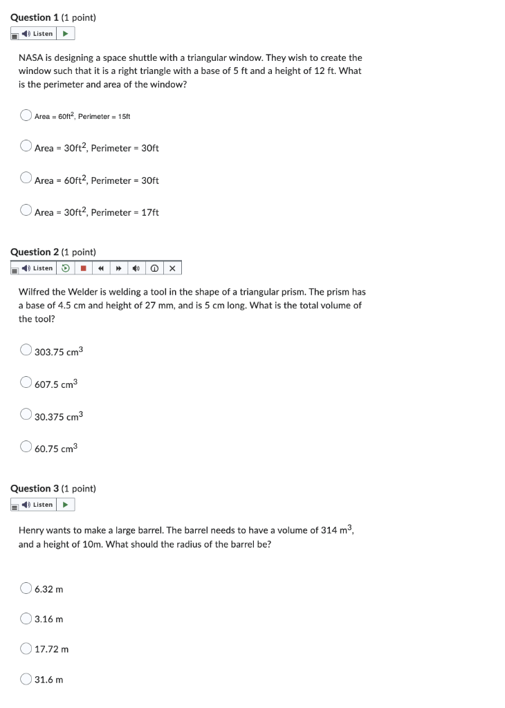 Solved NASA is designing a space shuttle with a triangular | Chegg.com