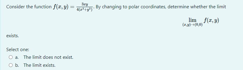 Consider the function f(x,y)=4(x2+y2)3xy. By changing | Chegg.com