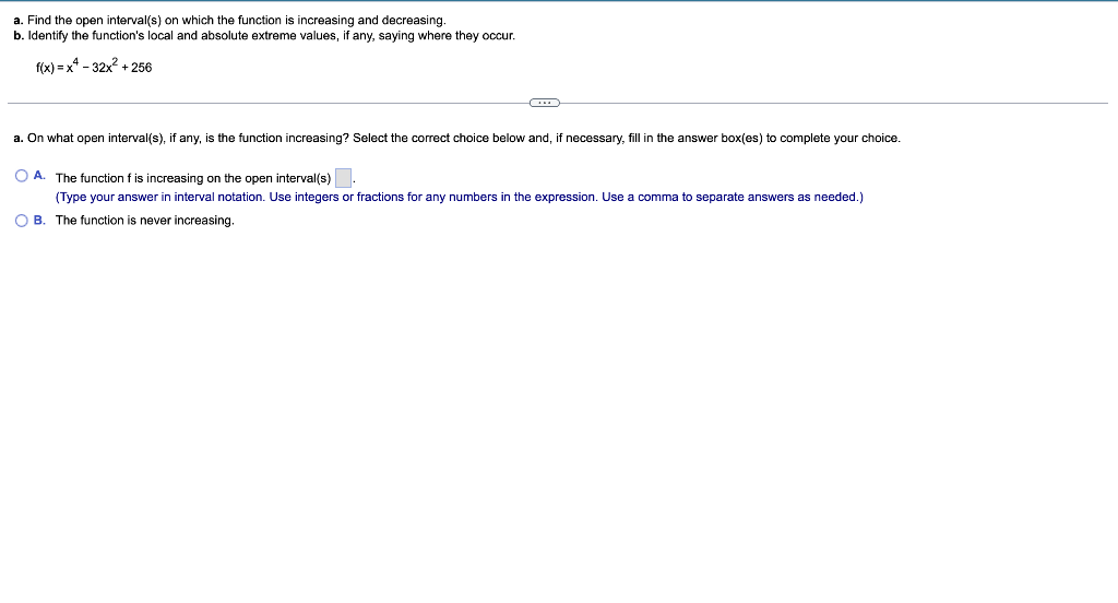 Solved a. Find the open interval(s) on which the function is | Chegg.com