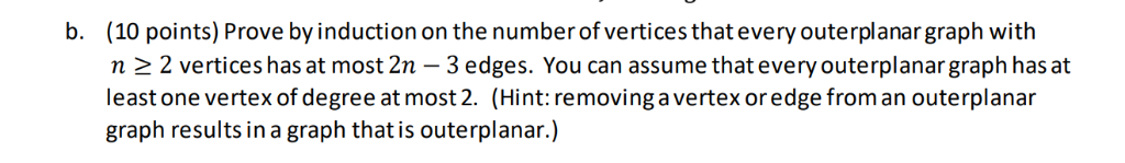 Solved (10 points) Prove by induction on the number of | Chegg.com