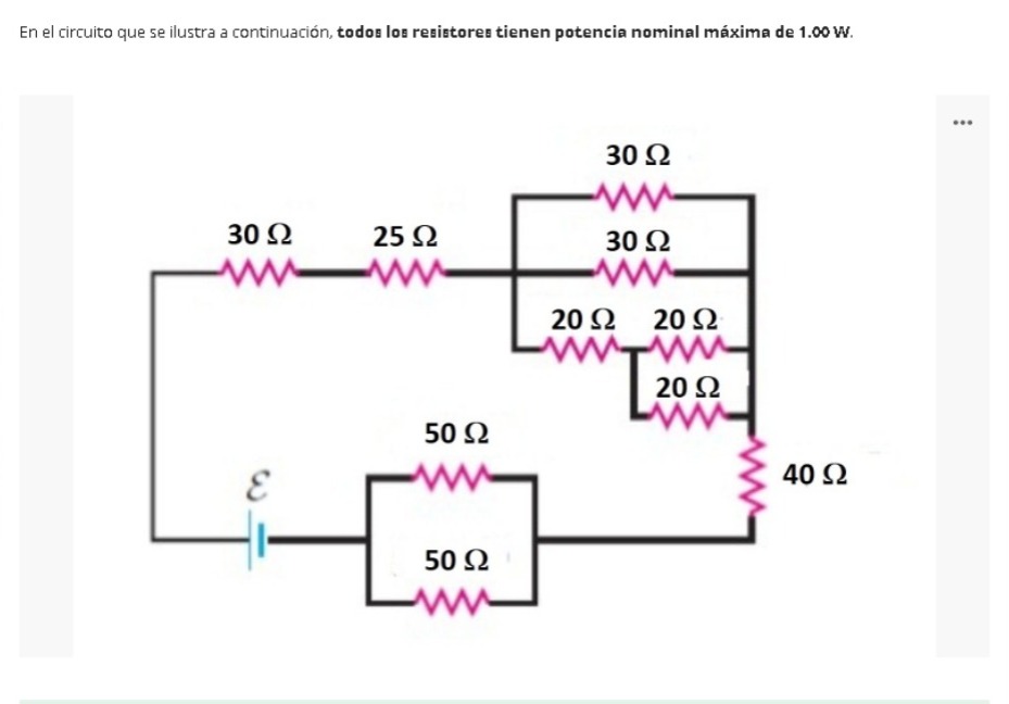 Solved En el circuito que se ilustra a continuación, todos | Chegg.com