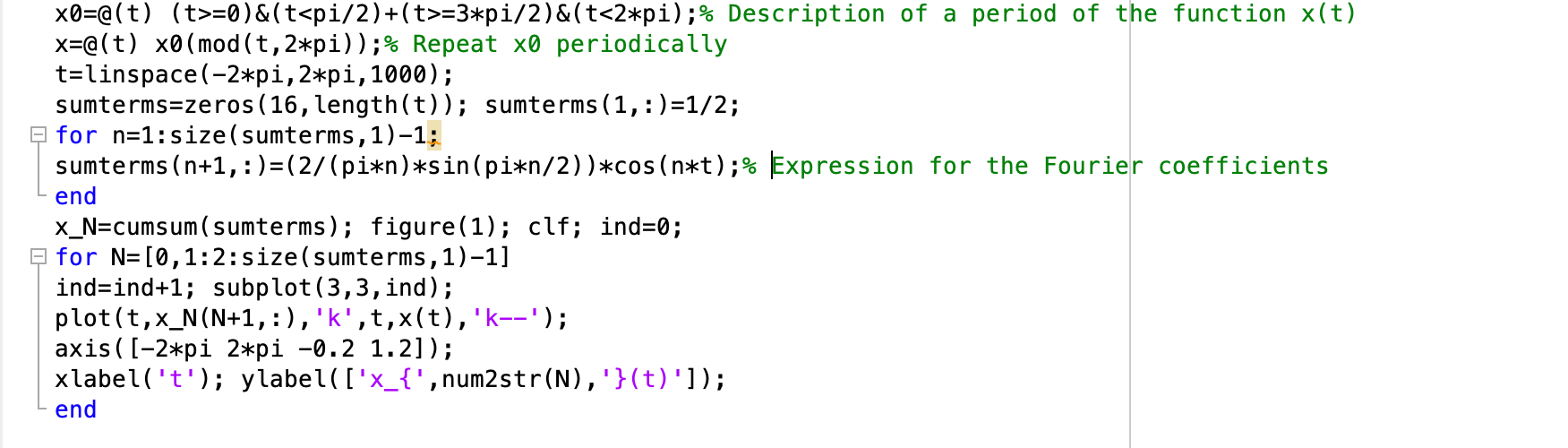 Solved I have to use this Matlab script:But I need to change | Chegg.com