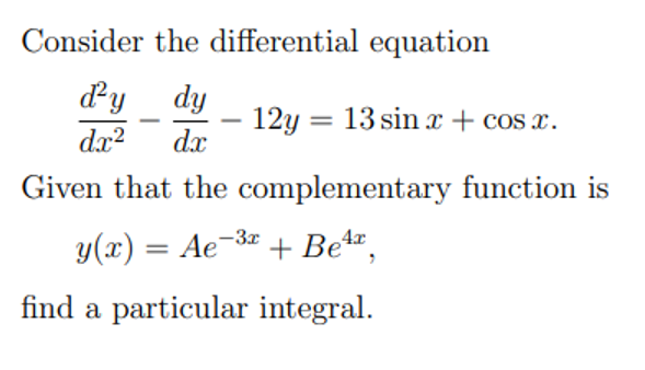Solved Consider the differential equation | Chegg.com