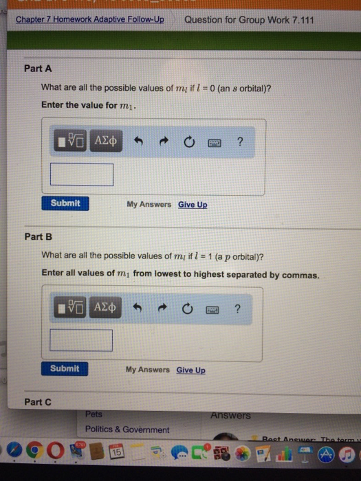 Solved Chapter 7 Homework Adaptive Follow-Up Question for | Chegg.com