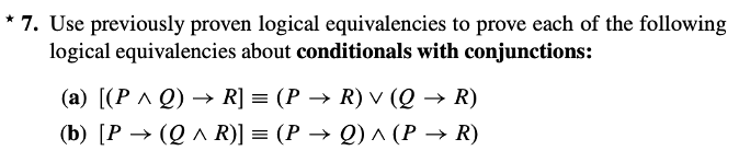 Solved Use previously proven logical equivalencies to prove | Chegg.com