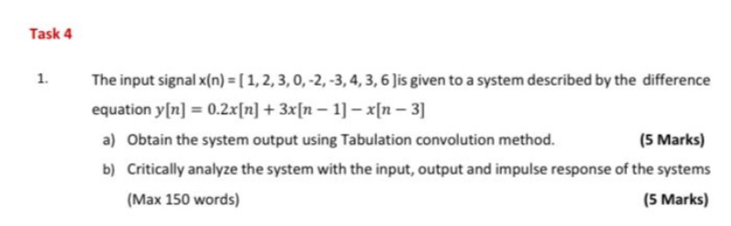 Solved The input signal x(n)=[1,2,3,0,−2,−3,4,3,6] is given | Chegg.com