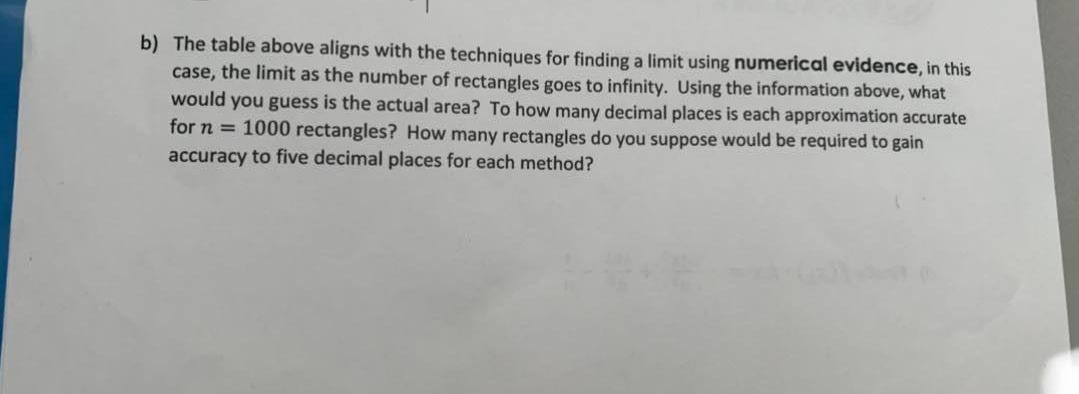 Solved 2. Approximating the Area Between a Curve and the x - | Chegg.com