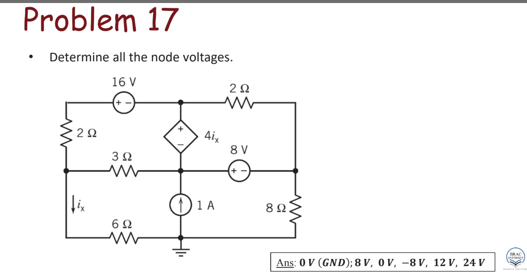 Solved - Determine all the node voltages. | Chegg.com Solved - Determine all the node voltages. | Chegg.com