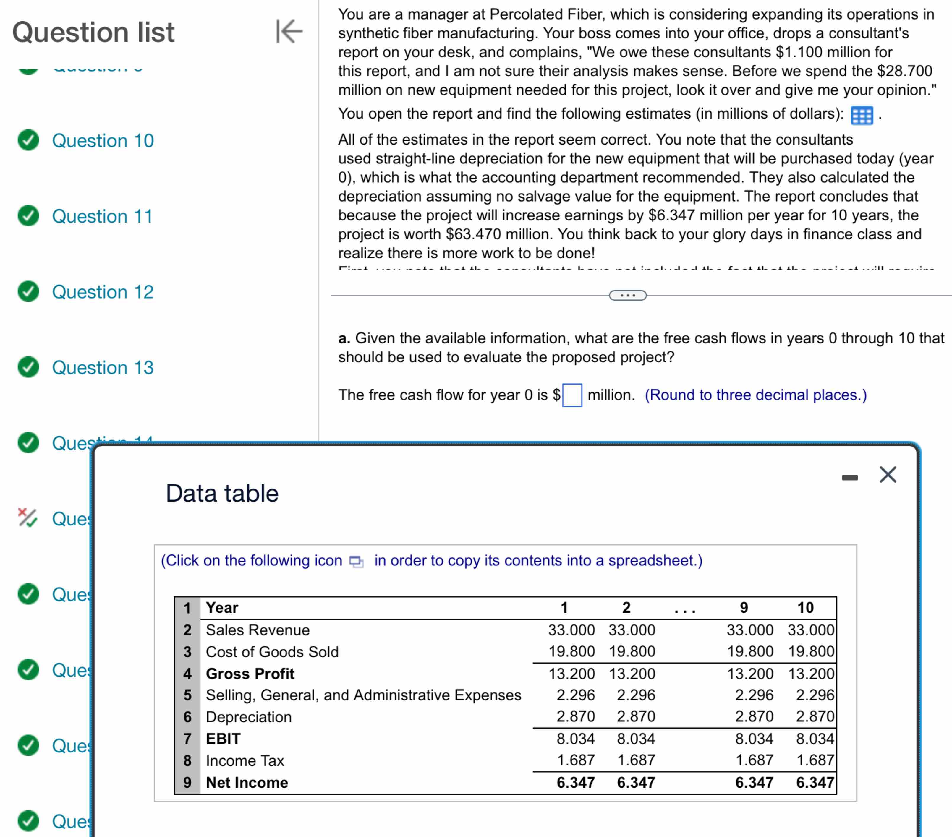 Question list() ﻿Question 10(2) ﻿Question 11Question | Chegg.com