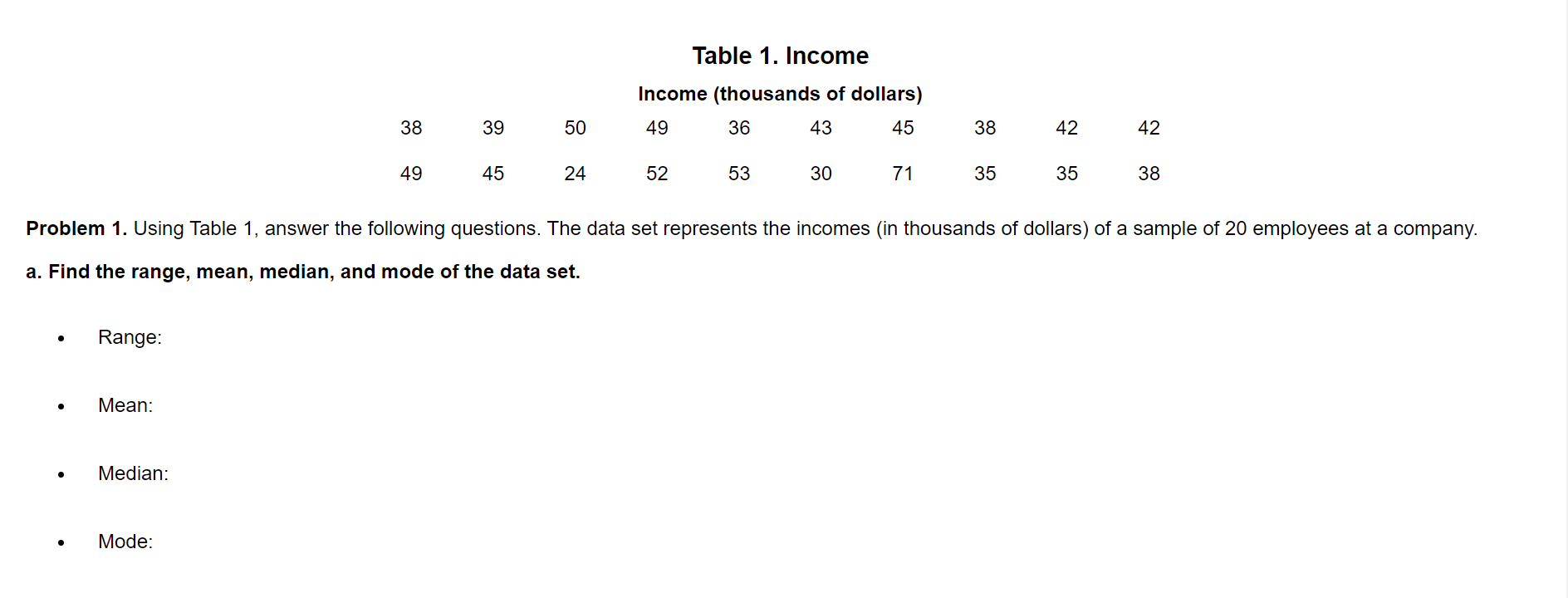 Solved b. Construct a frequency distribution for the data | Chegg.com
