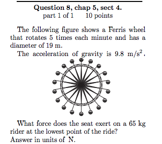 Solved Question 8, chap 5, sect 4. part 1 of 1 10 points The | Chegg.com