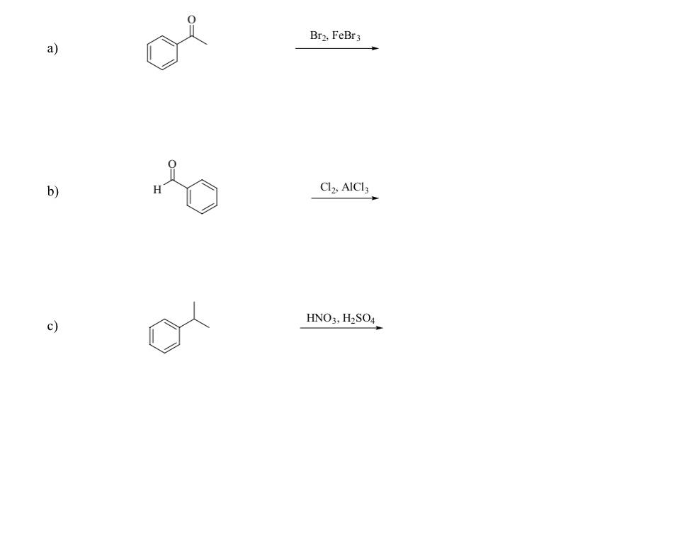 Solved Give the major product of the following EAS reactions | Chegg.com