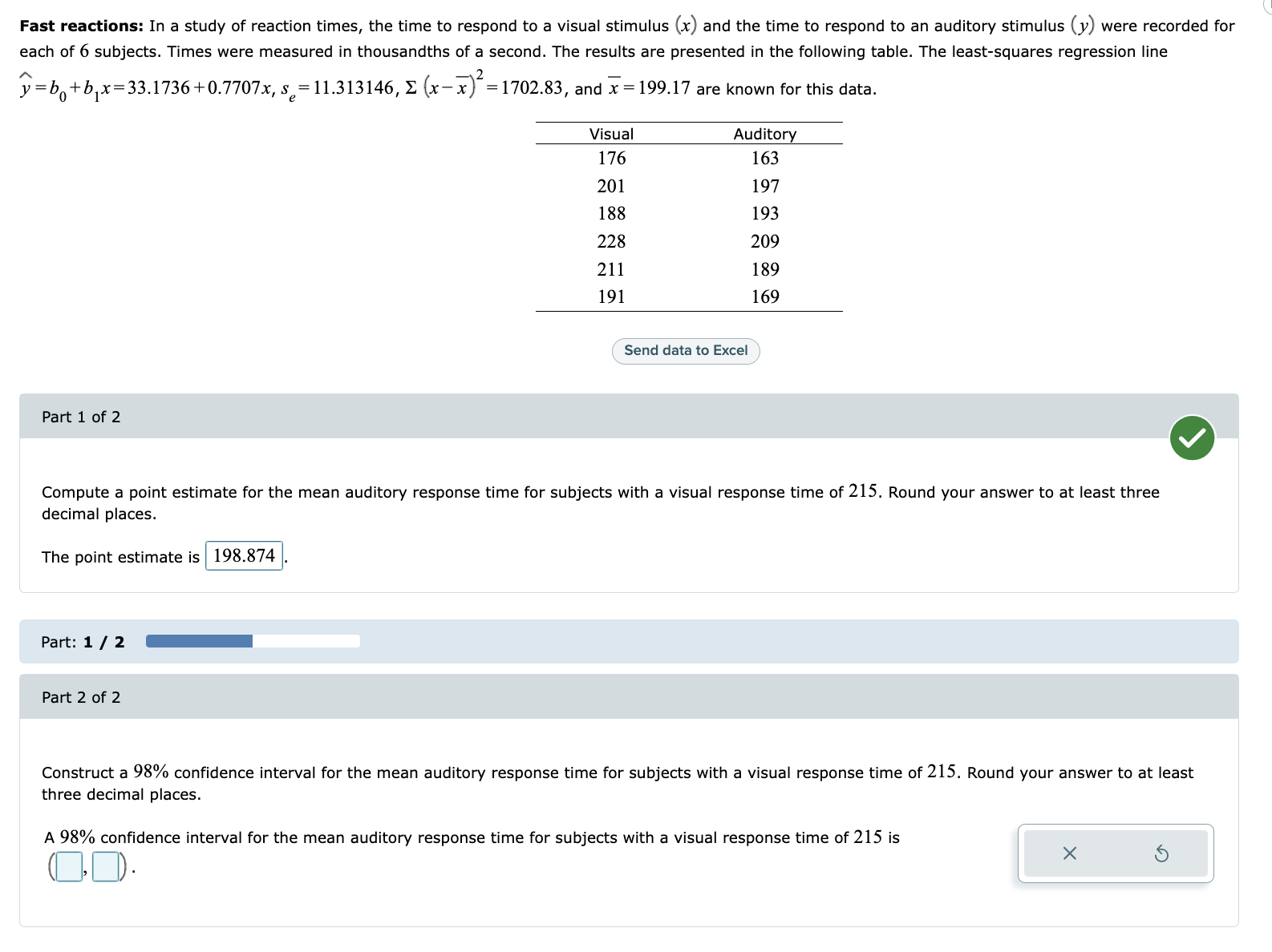 [Solved]: Fast reactions: In a study of reaction times, the