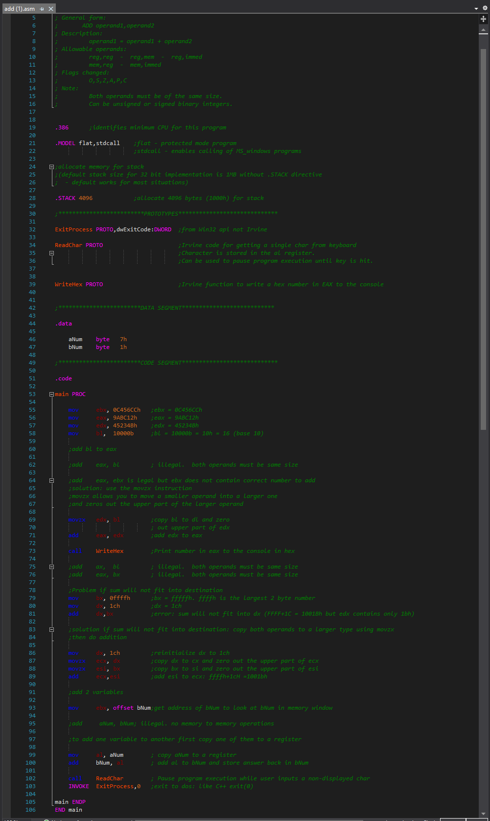 Your program should use the following opcodes: mov, | Chegg.com