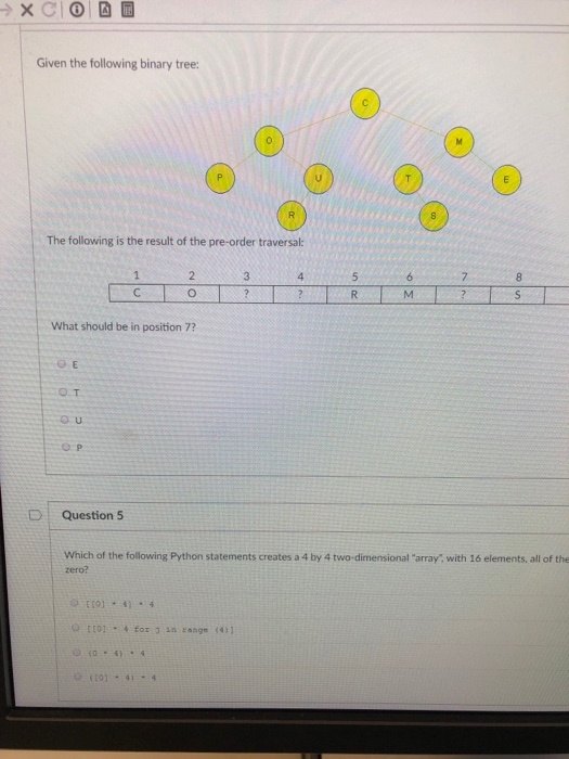 Solved A proper binary tree has 101 nodes, the minimum | Chegg.com
