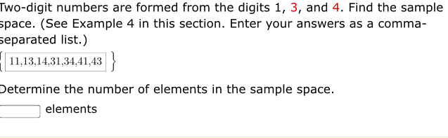 Solved Two-digit numbers are formed from the digits 1, 3, | Chegg.com