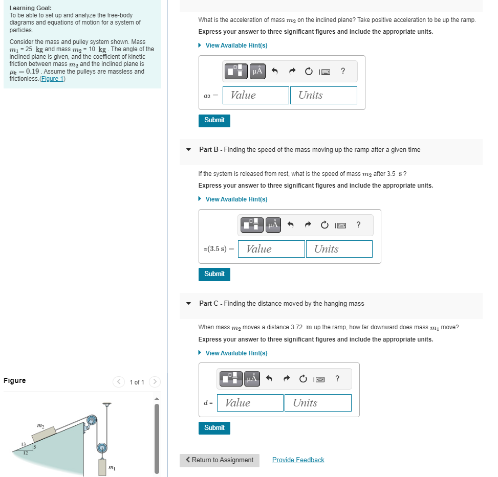 Solved Learning Goal:To be able to set up and analyze the | Chegg.com