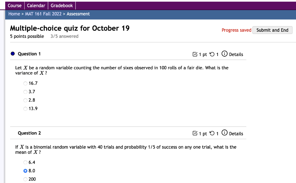 Solved Let X be a random variable counting the number of | Chegg.com