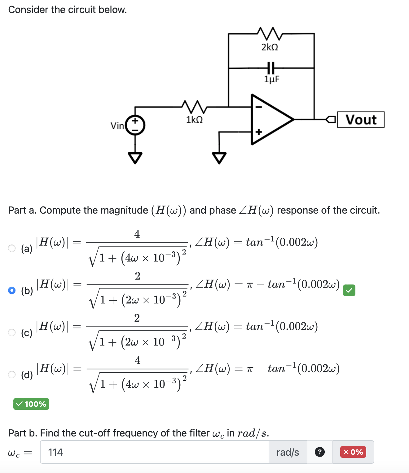 Solved Consider the circuit below.Part a. ﻿Compute the | Chegg.com