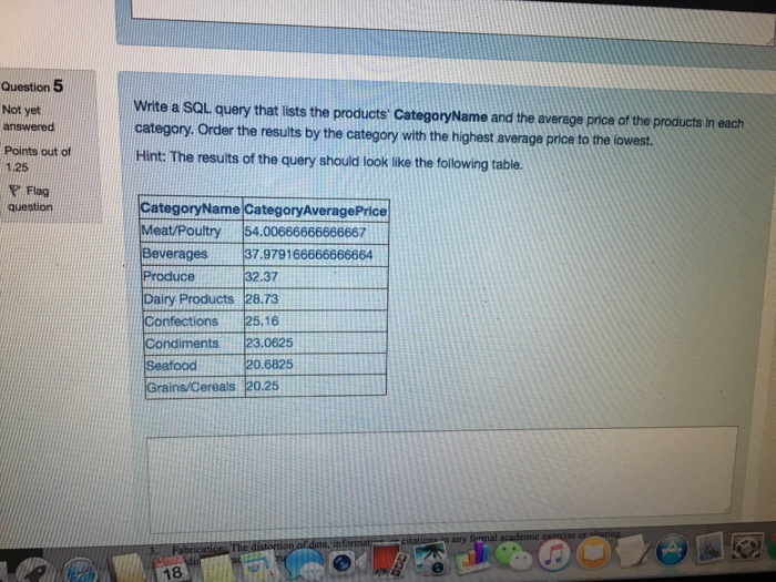 Answer saved Write a SQL query that lists the name of | Chegg.com