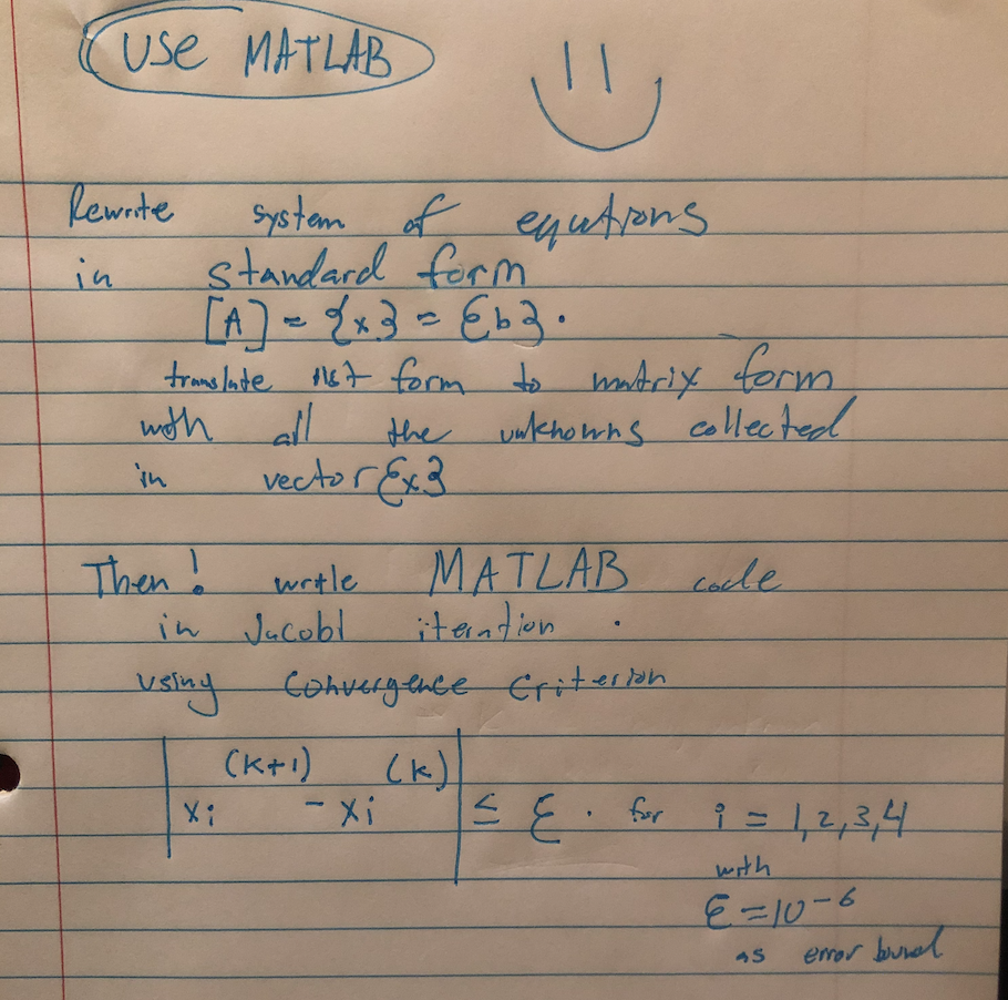 Solved Use Matlab Rewrite System Of Exutions In Standard 