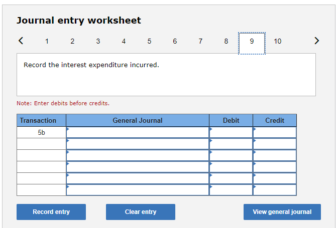 Solved Journal entry worksheet \begin{tabular}{lll:l:l}
