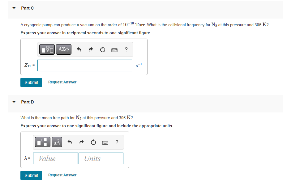 Solved Express your answer in reciprocal seconds to one | Chegg.com