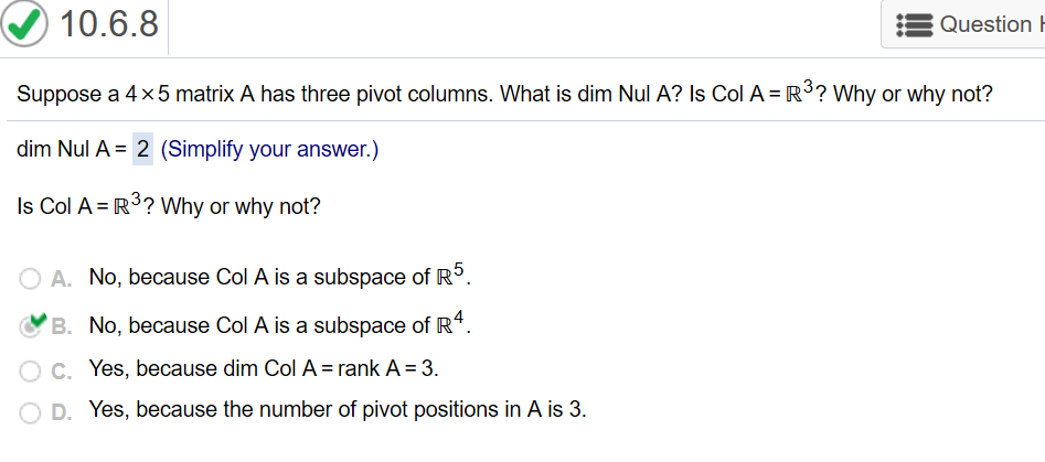 Solved How Is The Multiple Choice True Is There A Theorem 