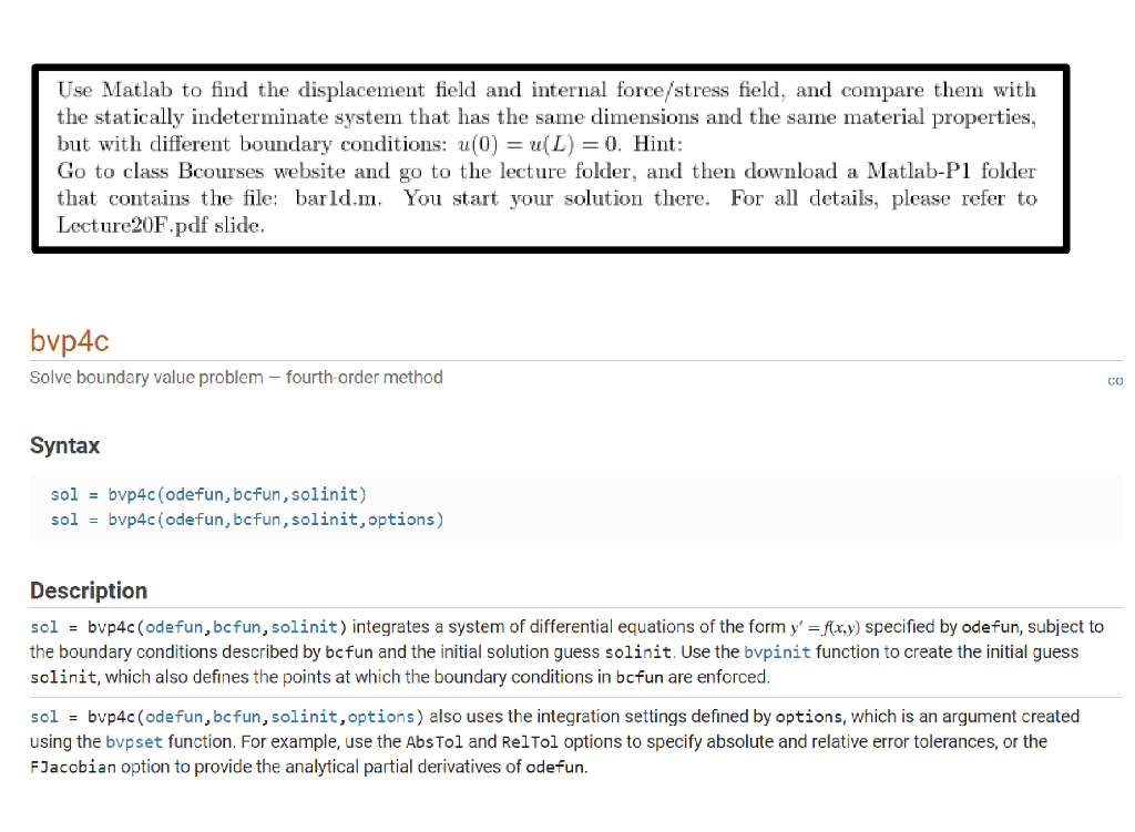 Solved Consider an elastic bar with Young's modulus, E=10, | Chegg.com