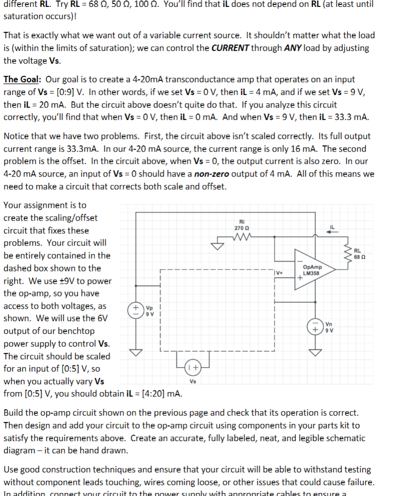 Solved different RL. Try RL = 68Ω,50Ω,100Ω. You'll find that | Chegg.com