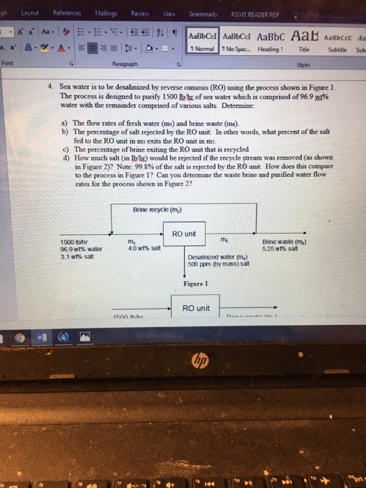 Solved Gn Layout References Mailings Review View Grammarly