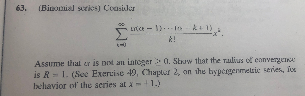 Solved Chapter 2, Exercise 49 is the proof of Raabe's Test | Chegg.com