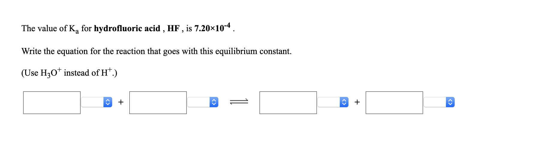 Solved The value of Ka for hydrofluoric acid , HF, is | Chegg.com
