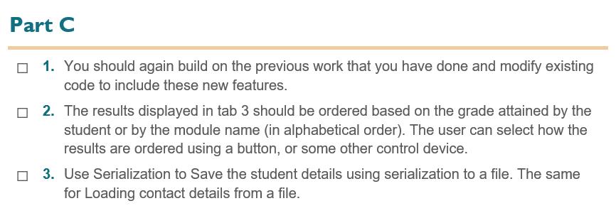 Solved Hi, I need help with Part B and Part C only. Part A | Chegg.com