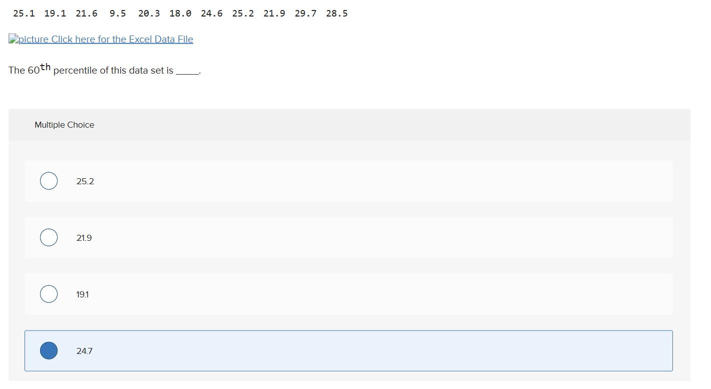 Solved 25.119.121.69.520.318.024.625.221.929.728.5 picture | Chegg.com
