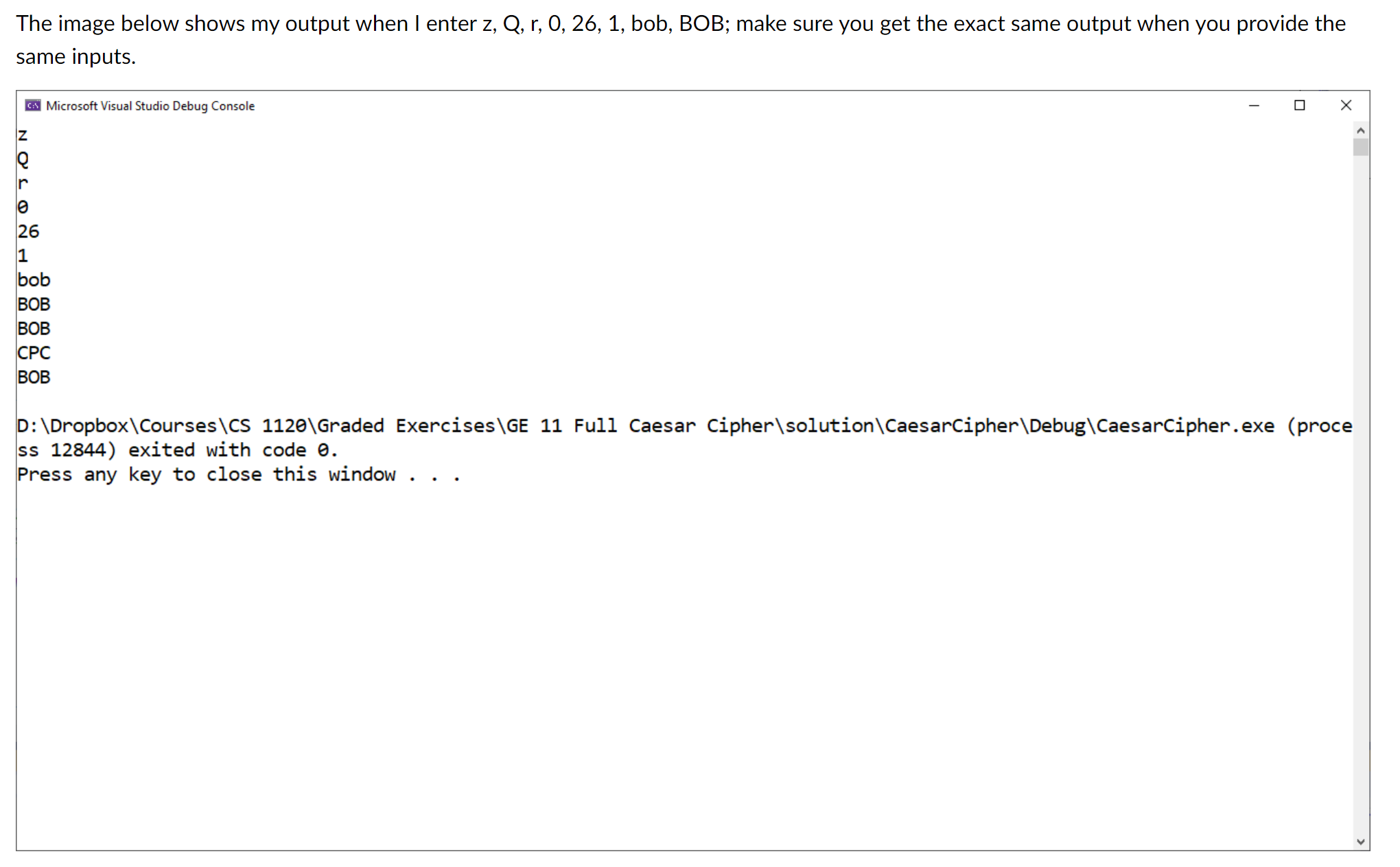 Problem 1 - Generate a complete Caesar Cipher | Chegg.com