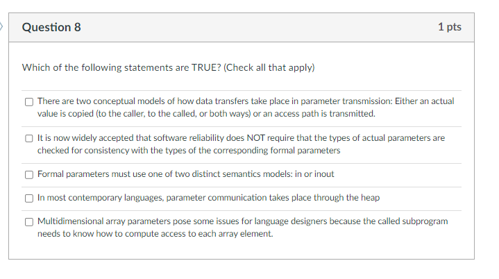 Solved Match parameter implementation models with their | Chegg.com Solved Match parameter implementation models with their | Chegg.com