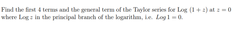 Solved Find the first 4 terms and the general term of the | Chegg.com
