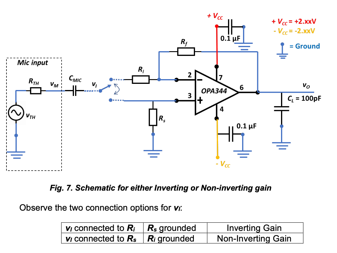 Solved Given that Vcc= 2.34V, -Vcc= -2.34V, Rmic= 12k ohms | Chegg.com