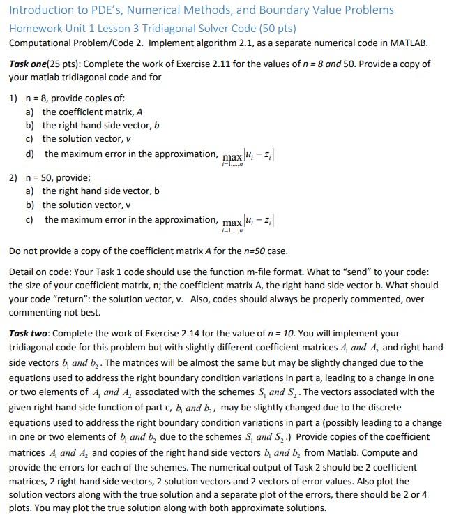 Solved Introduction to PDE's, Numerical Methods, and | Chegg.com